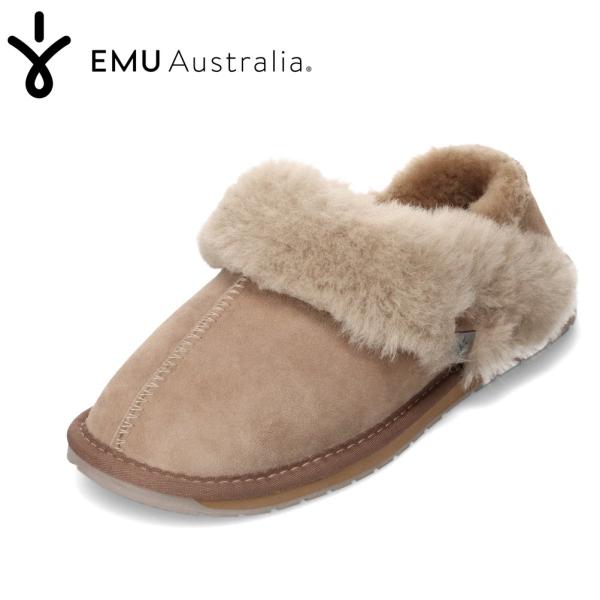 ※商品画像は、ご覧になられているパソコン、ディスプレイ等の設定により、実際の色味とは異なる場合がございます。秋冬にぴったりなムートンスリッポン。アッパーからサイドに折り返すように配されたふわふわのシープスキンがリュクスなアクセントをプラスす...