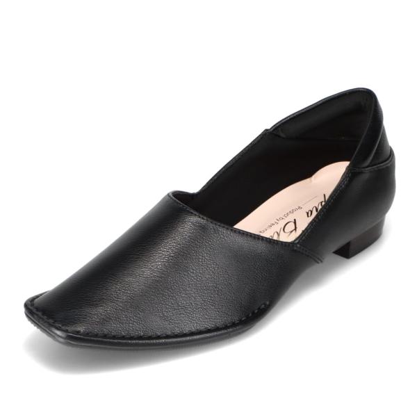 ※商品画像は、ご覧になられているパソコン、ディスプレイ等の設定により、実際の色味とは異なる場合がございます。足元をキレイ＆すっきり魅せてくれるパンプス。スクエアトゥでモードな雰囲気に。履き口のカット、ステッチも印象的なアイテムです！■アッパ...