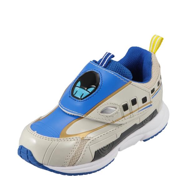 ※注文の集中状況によって、予定より配送が1〜2日程度遅れる場合がございます。予めご了承ください。大人気のプラレールをモチーフにしたキッズシューズが登場☆スポーティーでかっこいい北陸新幹線かがやき！！大きめの面ファスナー(着脱テープ)は脱ぎ履...