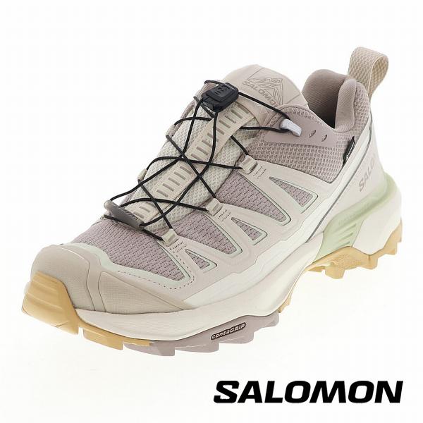 ・商品コード：586366・品番：X ULTRA 360 E GTX・カラー：エセリア/カナリーグリーン・生産国：ベトナム・素材：合成素材／ラバーSALOMON サロモンX ULTRA 360 EDGE GORE-TEX / 女性用ハイキン...