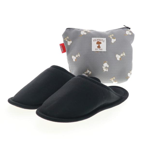 ・商品コード：735039・品番：J231651 スヌーピー・カラー：ブラック・材質：甲・底/ポリエステル・サイズ目安：22.0cm〜24.0cm※サイズ感は個人差がございます。ご了承くださいませ。※こちらの商品は【箱なしの簡易包装】で発送...