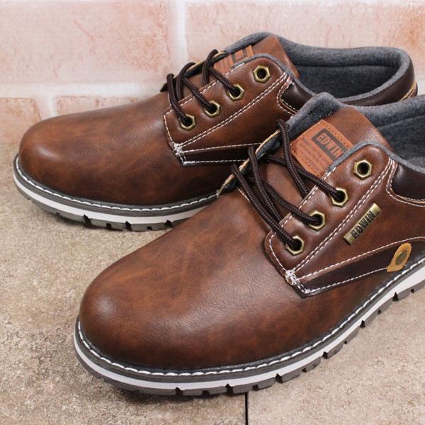 防水スニーカー エドウィン メンズ EDW-7980 防滑 滑りにくい ワイド 靴 ブラック 黒 ネイビー ブラウン キャメル EDWIN 25.0cm〜28.0cm :fkt0046 ...