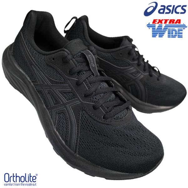 【アシックス asics】メンズ向け4E仕様のランニングシューズ。GEL-CONTEND 9(エクストラワイド)は、優れたクッション性、サポート性、耐久性を備えています。エンジニアードメッシュアッパーは、足の自然な動きで伸び、快適なフィット...