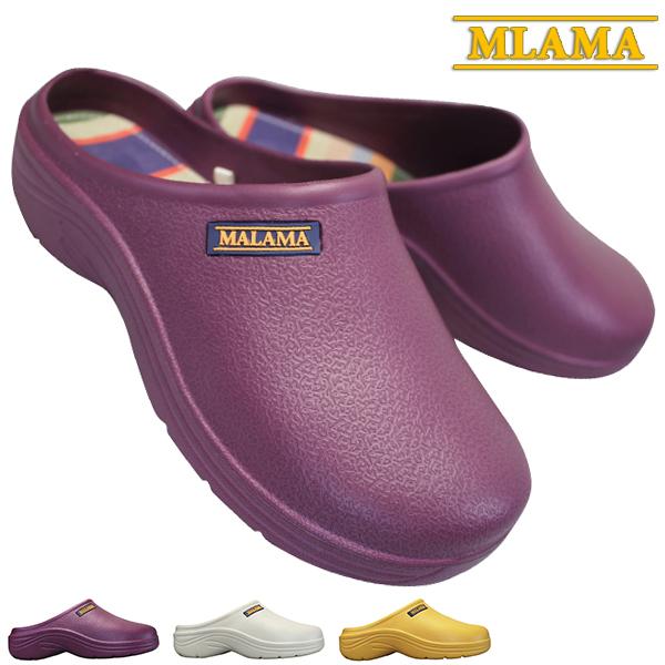 コロンとしたフォルムがかわいいEVAサボサンダル。水の侵入を防ぐ一体成型のEVA素材でお手入れ簡単♪インソールはレトロなボーダー柄。スエード調素材を使用し、素足でも滑りにくく履き心地バツグン♪玄関先やガーデニングに最適。（こちらの商品は箱で...