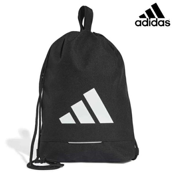 【アディダス/adidas】ジムサックアディダスのジムバッグKV1639は、丈夫なポリエステル素材で作られており、日常使いにぴったりです。ドローコードで簡単に開閉できるのでギアの出し入れもスムーズ。さらに、キャリーハンドルが付いているので持...