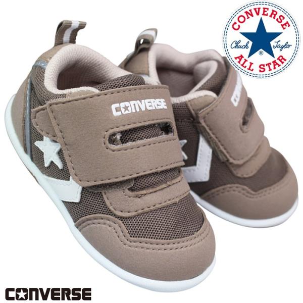 【コンバース CONVERSE】インファント向けロードスターのアレンジモデル。不安定なベビーの足元をやさしくサポートするMIDカットタイプ。アッパーとインナーには通気性の良いメッシュ素材、カウンター部分にはポイントでリフレクターを使用。歩き...