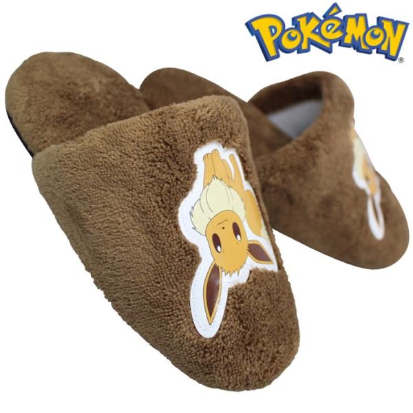 【ニッポンスリッパ】「ポケットモンスター」よりイーブイの子ども用スリッパが登場。イーブイのワッペンがキュート♪インソールは起毛素材を使用し、ふわふわの足あたり♪かわいいだけでなく履き心地にもこだわった室内履きです。●キャラクター：ポケモン ...