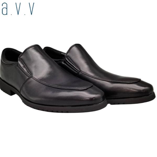 25.0cm 25.5cm 26.0cm 26.5cm 27.0cm BLACK ビジネス メンズ 靴 シューズ 男性用 MEN 最安値に挑戦！ a.v.v