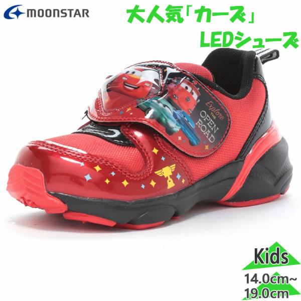 14.0cm 15.0cm 16.0cm 17.0cm 18.0cm 19.0cm RED キッズ ベビー 男の子 女の子 キャラクター 靴 シューズ キッズ ユース 子供用 最安値に挑戦！ MOONSTAR　DISNEY