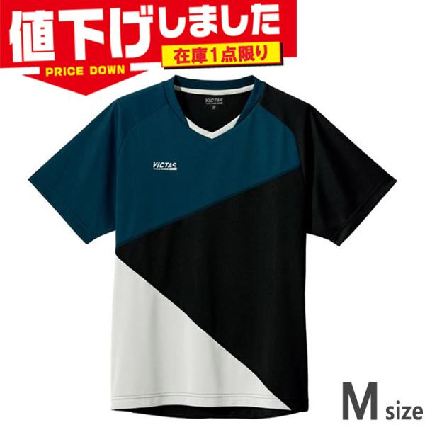 M 6010(ネイビー×ブラック) 卓球 ウェア 競技 男性用 女性用 ユニセックス 男女兼用 キッズ 子供用 最安値に挑戦！ VICTAS