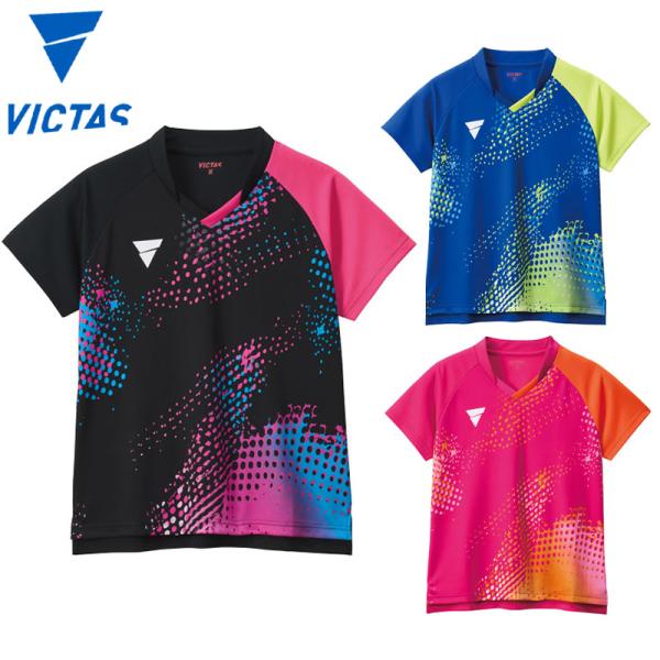 2XS XS S M L XL 2XL 3XL 1000(ブラック) 5000(ブルー) 7000(ピンク) 大きいサイズ 卓球 ウェア 競技  女性用 ウィメンズ LADY WOMEN VICTAS 最安値に挑戦！