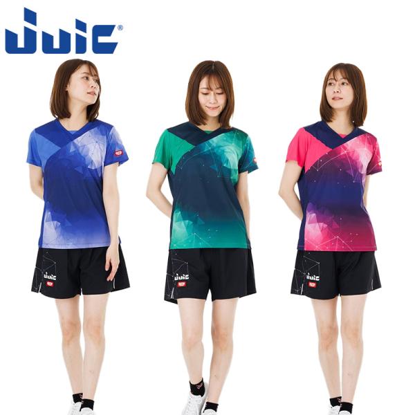 S M L XL XXL BL(ブルー) GR(グリーン) PI(ピンク) 大きいサイズ 卓球 ウェア 競技 女性用 ウィメンズ LADY WOMEN JUIC 最安値に挑戦！