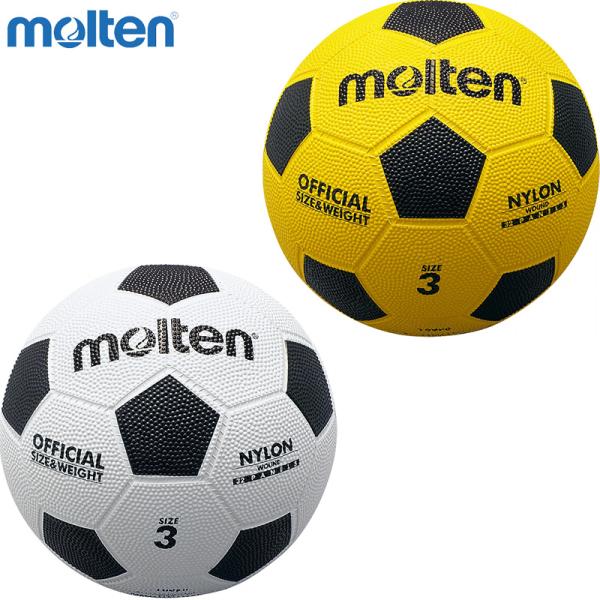 3号球 イエロー×ブラック ホワイト×ブラック サッカー アクセサリー 競技 キッズ 子供用 最安値に挑戦！ molten