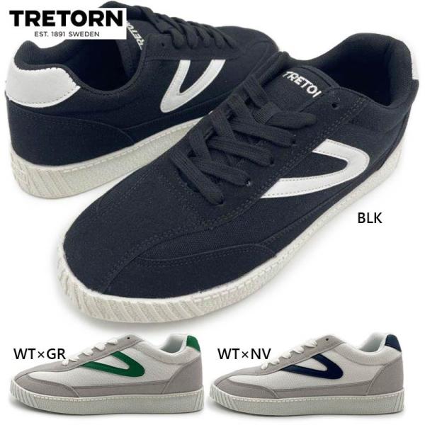 25.0cm 25.5cm 26.0cm 26.5cm 27.0cm BLK(ブラック) WT×GR(ホワイト×グリーン) WT×NV(ホワイト×ネイビー) スニーカー メンズ 靴 シューズ 男性用 MEN 最安値に挑戦！ TRETORN