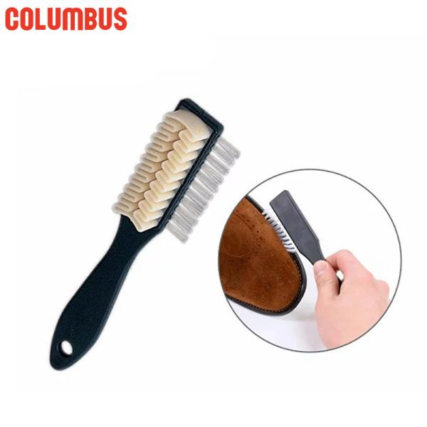 長さ約170mm スエードブラシB シューケア用品 男性用 女性用 ユニセックス 男女兼用 両用 最安値に挑戦！ COLUMBUS