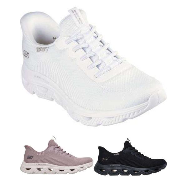 洗練されたアスレチックスタイルと快適な履き心地が楽しめる、Skechers Hands Free Slip-ins（スケッチャーズ ハンズフリー スリップインズ）：BOBS Sport（ボブス スポート）アーク ウェーブス。エンジニアードニ...