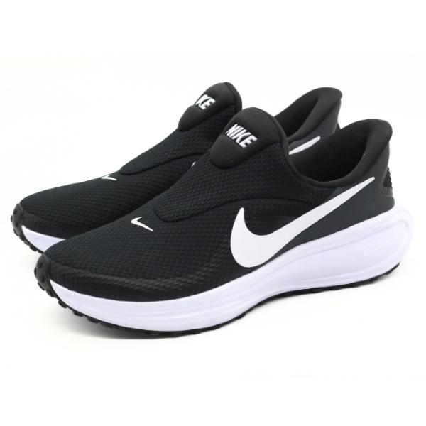ブランド:NIKE ナイキ商品名/品番:REVOLUTION 8 EASYON HQ2415-001素材:アッパー：合成繊維 合成樹脂、アウトソール：合成底ワイズ(横幅):標準的な2E(EE)相当取り扱いサイズ:22.5cm 23cm 23...