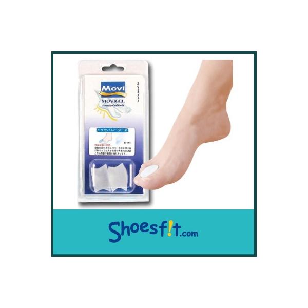 特徴1)母趾の変形を戻しつつ、母趾と第二趾が重なって出来る皮膚の角質化の原因となる衝撃や摩擦を緩和させます。2)ゲル状特殊素材（ミネラルオイルを含ませたポリマー）採用により、足の各部の摩擦を軽減します。3)角質・タコ・魚の目・外反母趾・靴ず...