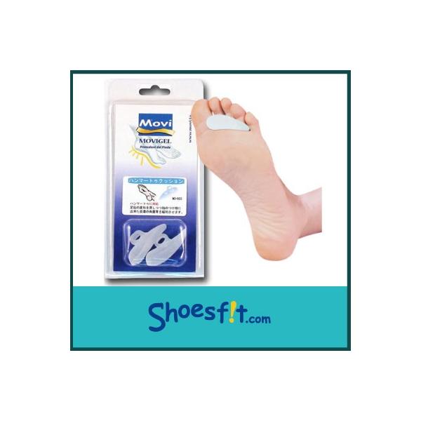 特徴1)足趾の変形を戻しつつ、指の角質化の原因となる衝撃や摩擦を緩和させます。2)ゲル状特殊素材（ミネラルオイルを含ませたポリマー）採用により、足の各部の摩擦を軽減します。3)角質・タコ・魚の目・外反母趾・靴ずれ等の痛みの原因となる衝撃や摩...