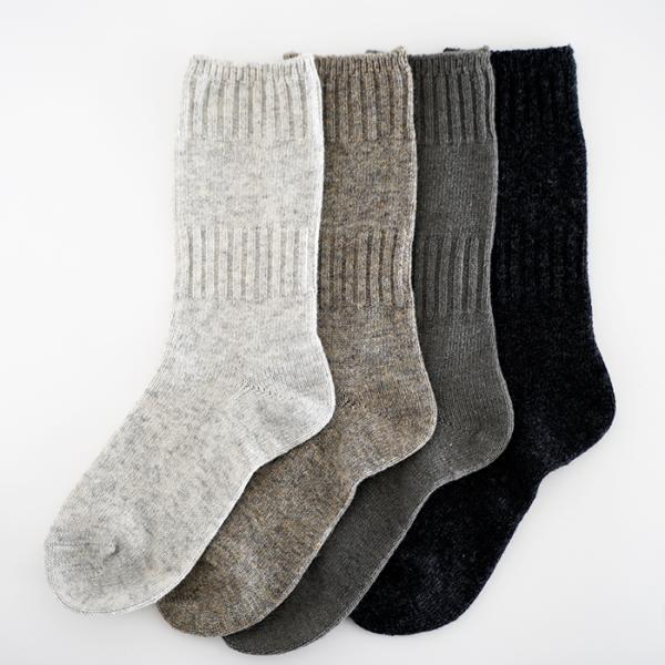 ブランド：evam eva（エヴァムエヴァ）商品名：rib socks品番：E002Z078素材：wool 60%, nylon 35%, cashmere 5%color：light gray 82,mocha 44,khaki 58,c...