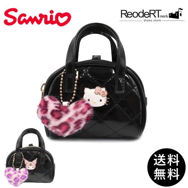 サンリオ バッグインバッグ レディース バッグ 日焼けキティ インナーバッグ大人気！ ハローキティ、クロミちゃんのプレートが可愛いエナメルキルトmini ポーチトレンドのギャルデザイン、キルティング+ヒョウ柄のポーチ、デイリーに活躍し、高級...