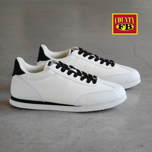 カリフォルニアのストリートウェアブランド FB COUNTY (フリスコ ベン カウンティー) の Frisco Ben (フリスコ ベン) です。シンプルなクラシックレトロランニングスタイルモデル。シンセティックレザーのアッパーです。オフ...