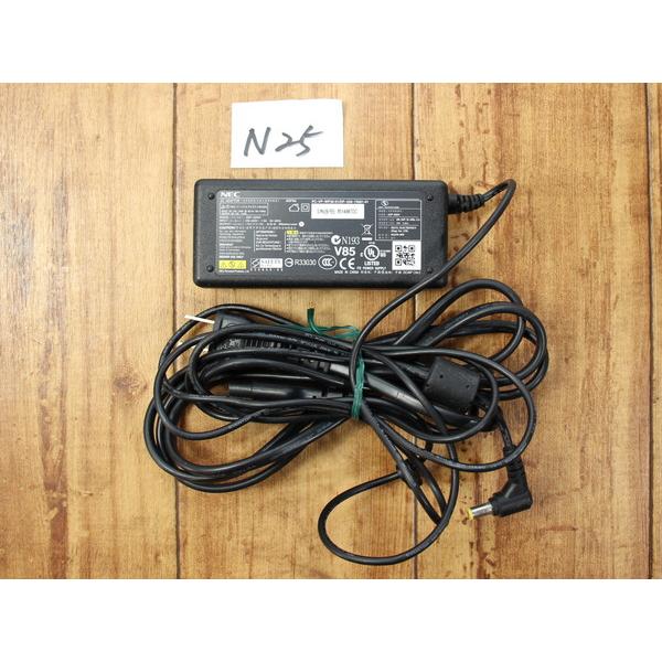 NEC　純正ノートパソコン用ACアダプタ ADP-60NH  PC-VP-WP36 OP-520-75601（19V-3.16A）です。中古品ですので使用感があります。現状でのお渡しとなります。MODEL:ADP-60NH  PC-VP-W...