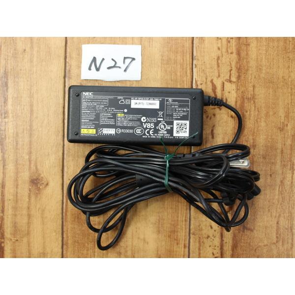NEC　純正ノートパソコン用ACアダプタ ADP-60NH  PC-VP-WP36（19V-3.16A）です。中古品ですので使用感があります。現状でのお渡しとなります。MODEL:ADP-60NH  PC-VP-WP36 OP-520-75...