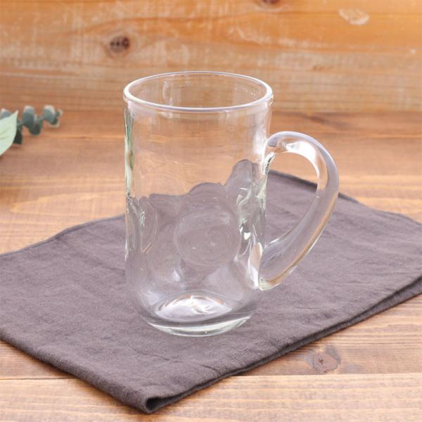 商品説明約350ccと容量たっぷり、手吹きの手作り感が味わい深い、ガラス製ジョッキです。さわやかなジョッキはビアグラス・ジュースやお水用にぴったり。商品詳細サイズ／口径7×高さ12.5cm重さ／約386g容量／約350cc（満水）素材／ソー...