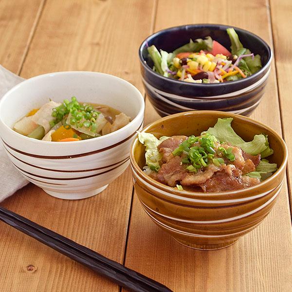 らせん状のラインがアクセントのお好み丼ぶり。モダンな雰囲気で、和食にも洋食にもマッチするデザインとカラーバリエーションが魅力的。小ぶりサイズでも深さがしっかり。ミニ丼ぶり、ミニうどん、お茶漬け、豚汁、サラダボウルと多用途に活躍します。商品詳...