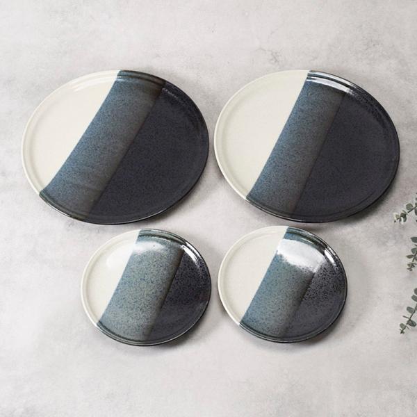 商品説明料理を引き立てる、モダンなスリートーンプレートセット。普段使いからおもてなしまで幅広く活躍してくれます。商品詳細素材／磁器質感／つややか生産地／日本(美濃焼)電子レンジ・食洗機可オーブン・直火不可※サイズは全て外寸になります。※サイ...