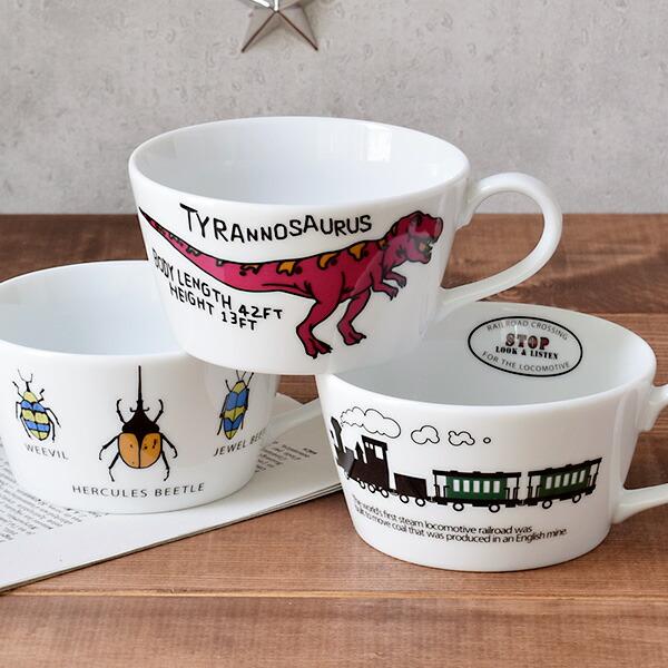 商品説明こども食器のブランド「TOTOY（トトーイ）」こちらはお子様も持ちやすいスープカップです。イラストは「昆虫」「恐竜」「電車」の3種類。商品詳細サイズ／約 口径10.5（取っ手含めて13.5cm）×高さ5.8cm重さ／約210g容量／...