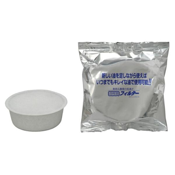 ●商品仕様●◆素材：活性炭入り不織布◆原産国：日本■特徴ロカポ用活性炭カートリッジ２個セットです。一般的なご家庭で揚げ物調理をする頻度と量を想定し、交換は約１０回ほどを目安とします。（ご家庭ごとや食材により油の汚れ具合いが異なる為、あくまで...