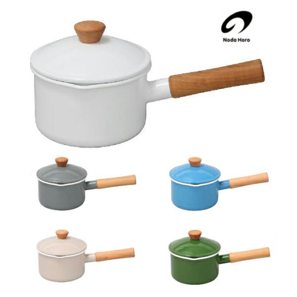 ●商品仕様●◆サイズ：約全長29.3×外径16.1×高さ13.7cm◆材質本体：琺瑯ハンドル：天然木（桜）◆容量：1.2L◆重量：約645グラム◆生産国：日本