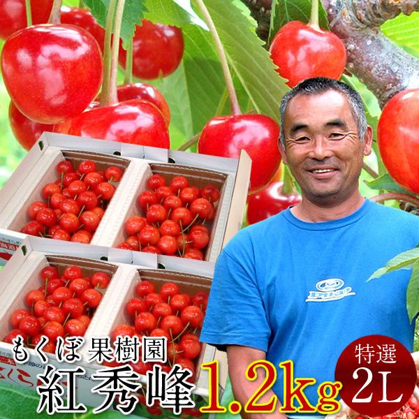 ■商品名：さくらんぼ「紅秀峰」べにしゅうほう■生産地：北海道余市郡仁木町産■内容量：【特選2L/L】約1.2kg（600g×2箱）■消費期限：冷蔵保管で2-3日■収穫期間：7月下旬頃まで目安※配送目安:（7月15-22日頃が出荷最盛期）■生...