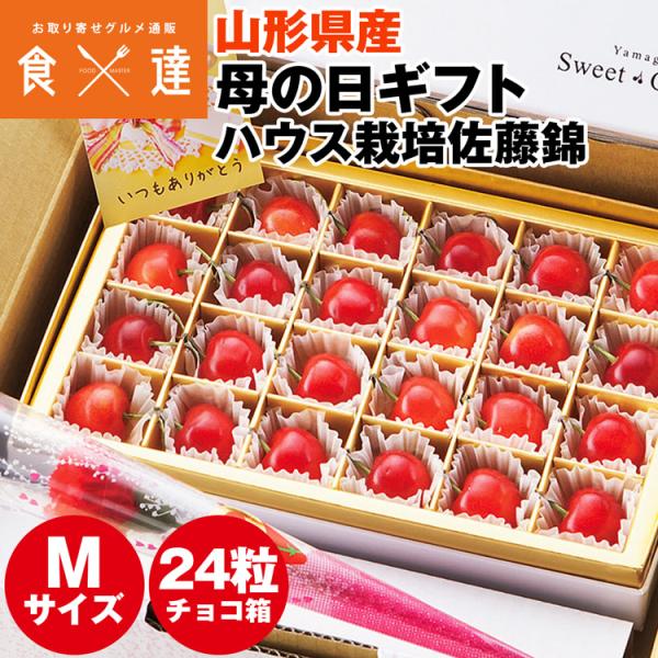 ＜商品説明＞〇旬の味を先取り！加温ハウス栽培の佐藤錦山形県生まれのさくらんぼ、佐藤錦（さとうにしき）。高級フルーツとして知られ、見た目の美しさから『赤いルビー』とも呼ばれています。果肉は乳白色で、柔らかくジューシー。果皮はパリッとした食感で...