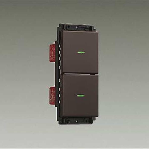 【仕様】●メーカー：大光電機/ダイコー/DAIKO●型番：DP40393●JANコード：4955620684559●ON/OFFスイッチ●2個スイッチ●プレート別売（DP-40398〜40409）●1個用スイッチボックス(カバー付)に適合