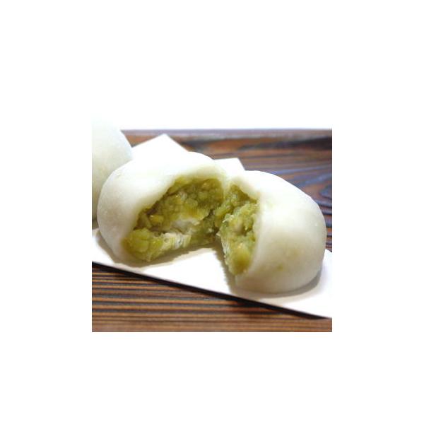 『だだちゃ豆クリーム大福 6個（箱入り）』だだちゃ豆たっぷりの餡と生クリームをやわらかいお餅で包みました。冷やして食べると違う美味しさ！【商品内容】製造者　：（有）達商　みのりや内容量　：だだちゃクリーム大福 6個(箱入)原材料　：餅米(国...