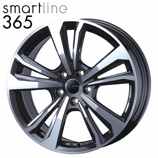 ■本数■4本≪ホイール情報≫■状態■新品■種別■アルミホイール■メーカー■MIDマルカサービス■モデル■Smartline　365■ホイールカラー■ガンメタリックポリッシュ■ホイールサイズ■15×6J■穴数■5H■オフセット■+38■PCD...