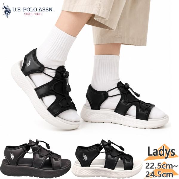 22.5cm 23.0cm 23.5cm 24.0cm 24.5cm BK(ブラック) BK×WH(ブラック×ホワイト) サンダル レディース 靴 シューズ スポサン スポーツサンダル おしゃれ 女性用 ウィメンズ LADY WOMEN 即...