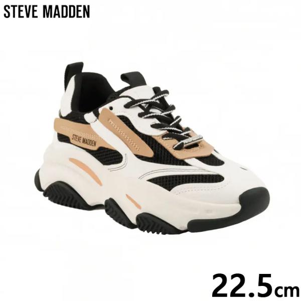 6.0(22.5cm) BLK×TAN スニーカー レディース 靴 シューズ 女性用 ウィメンズ LADY WOMEN 最安値に挑戦！ STEVE MADDEN