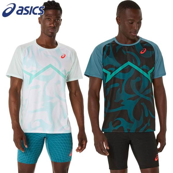 XS S M L XL 2XL 411(スムージングシー) 412(アトランティスブルー) 大きいサイズ 陸上 ウェア 競技  男性用 MEN asics 最安値に挑戦！