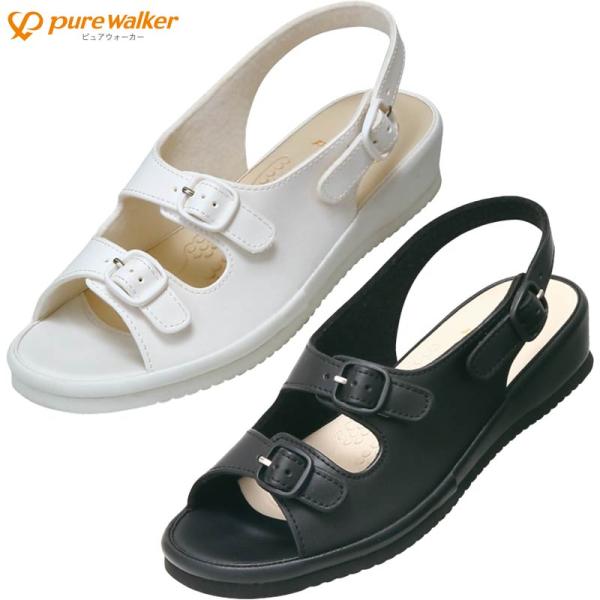 S(21.5-22.0cm) M(22.5-23.0cm) L(23.5-24.0cm) LL(24.5-25.0cm) 2(ホワイト) 9(ブラック) サンダル レディース 靴 シューズ コンフォート 女性用 ウィメンズ LADY WOM...