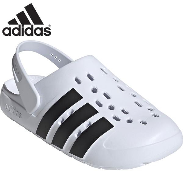 25.5cm 26.5cm 27.5cm 28.5cm JS1130(Fホワイト×コアブラック) サンダル メンズ 靴 シューズ クロッグ 男性用 女性用 ユニセックス 男女兼用 両用 最安値に挑戦！ adidas