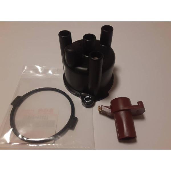 デスビキャップやロータの摩耗で，高回転でノッキングが出るなど本来の性能が出ていない車両も多いと思います。このような場合，デスビ本体の保護のためにもパーツの交換が必要です。ジムニー JA11 JA12ディストリビュータ3点セットスズキ純正品・...