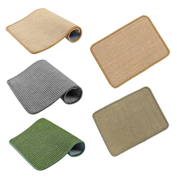 猫 爪とぎ マット 約40×60cm 猫用 つめとぎシート ネコ サイザル麻 爪研ぎ ペット用品 猫用品家中どこでも設置できる爪とぎマットです。引っかかりが多く、研ぎ心地の良い天然サイザル麻を使用。ネコちゃんのストレス解消＆運動不足対策に。...