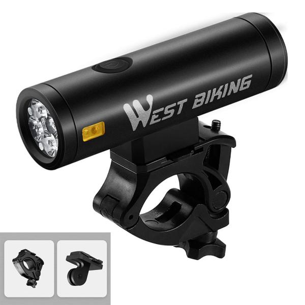 自転車用 LEDライト 1000ルーメン サイクルライト USB充電 5000mAh 自転車ライト 懐中電灯 警告灯サイクリング、キャンプ、ハイキング、釣り... 様々なシーンで活躍する多機能サイクルライト。多機能ブラケット：サイクルコンピ...