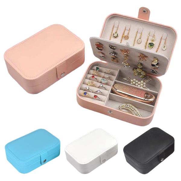 ジュエリーポーチ ジュエリーケース ジュエリーボックス アクセサリーケース 小物入れ ピアス 指輪 収納お気に入りのジュエリーを収納できるジュエリーポーチ。ネックレスやブレスレットが絡まないように収納できるフックや、ピアスを20個まで収納で...