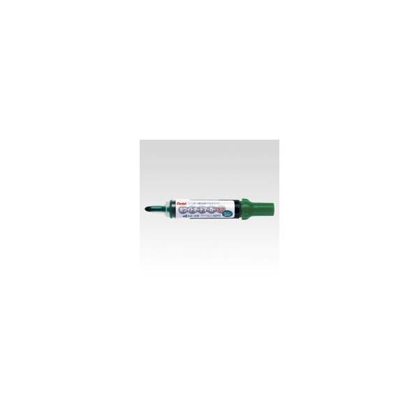 商品名：（まとめ） ぺんてる ホワイトボードマーカー タフ 中字（2.1mm） MW50M-D 緑 1本入 (×20セット) (ジャンル・特徴) インキが薄くなっても、ペン先を下に向けると、濃度がすぐに回復します。 ( MW50M-D )