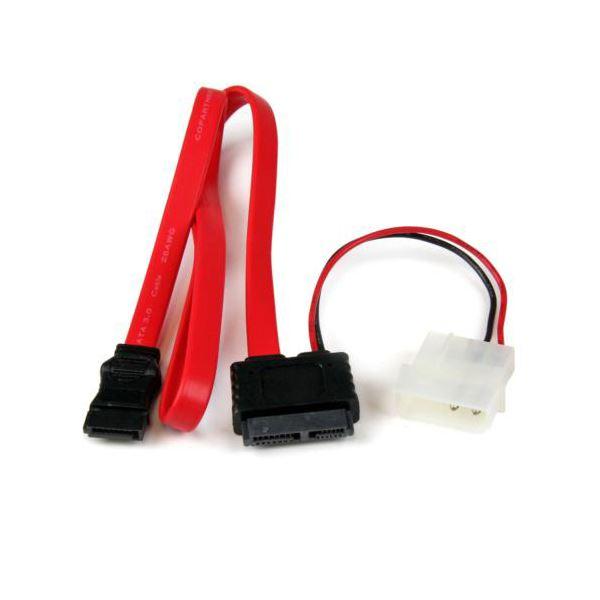 商品名：StarTech.com Slimline SATA-シリアルATA変換ケーブル 91cm SLSATAF36 1本